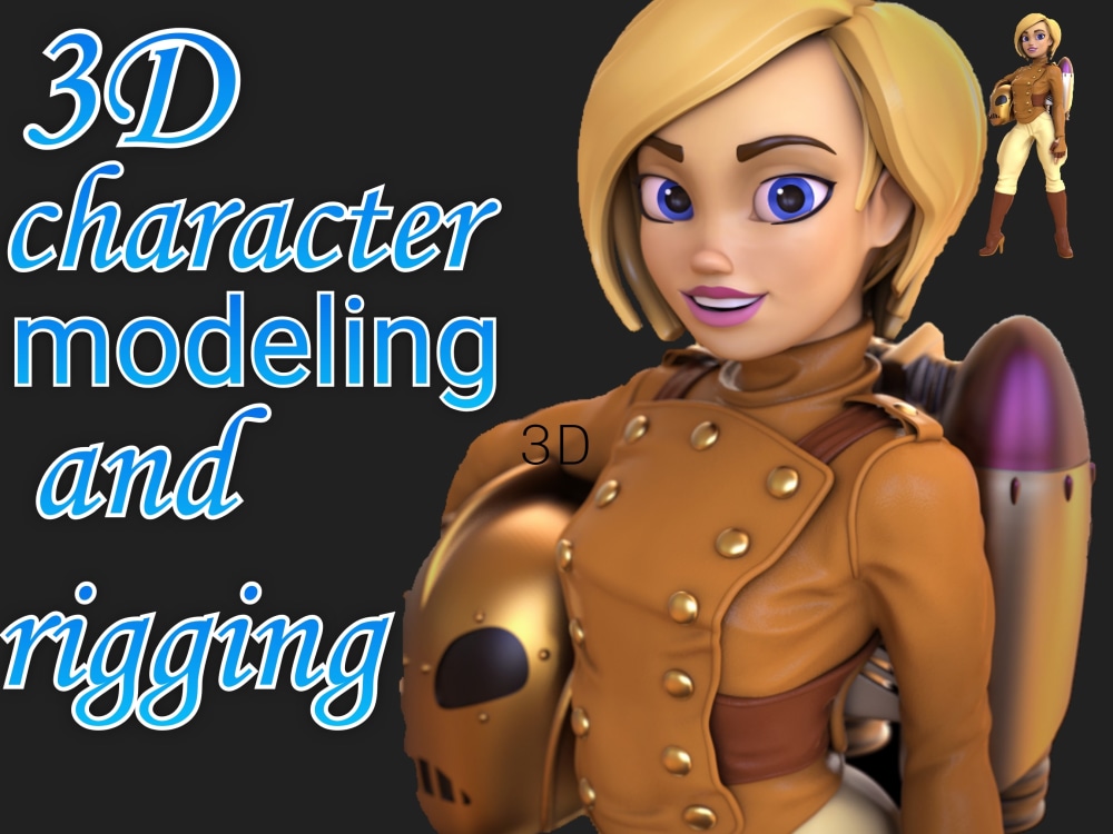 3D character modeling 3D cartoon modeling 3D stylized character 3D ...