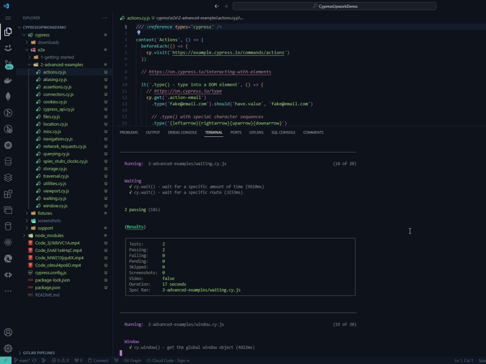 Automated Cypress Tests for Your Web Application | Upwork