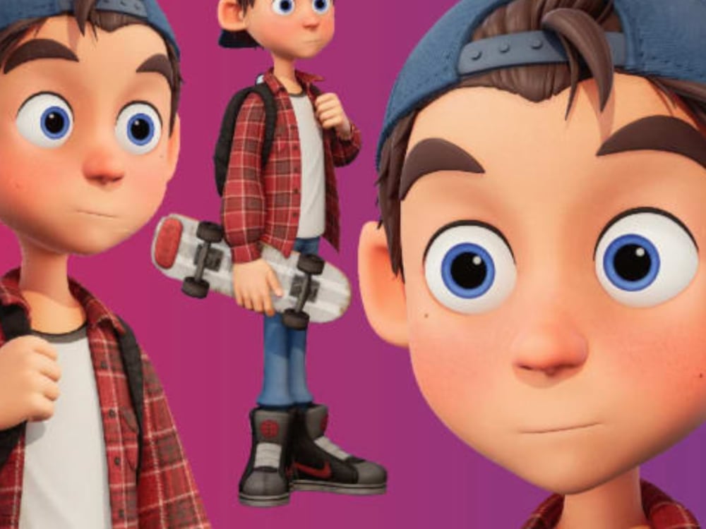 3d Character Animation 3d Character Modeling Animation 3d robbot ...