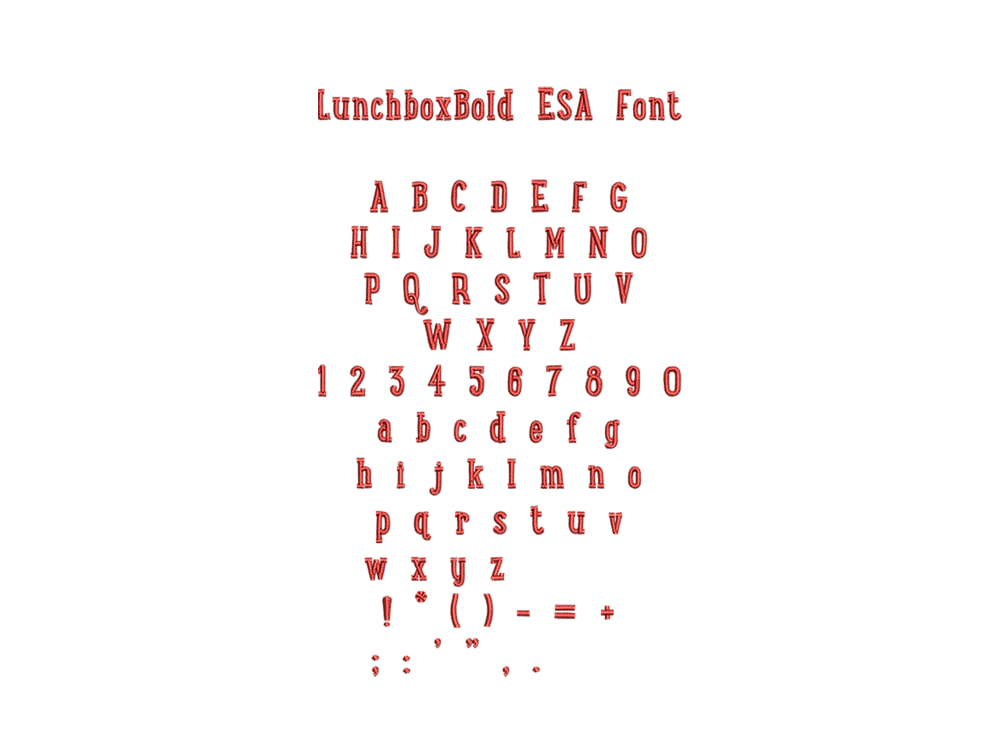 A fantastic deliverable wilcom esa font package | Upwork