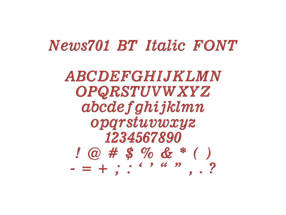 A fantastic deliverable wilcom esa font package | Upwork