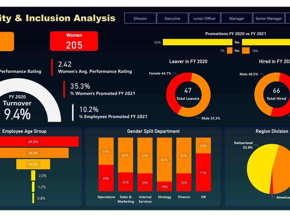 An interactive Power BI Dashboard from an experienced Data Analyst | Upwork