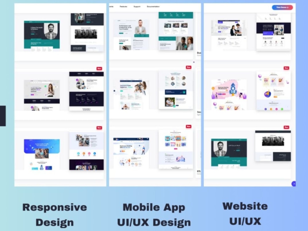 A Landing Page UI design optimized for Conversion Rate in Figma /XD ...
