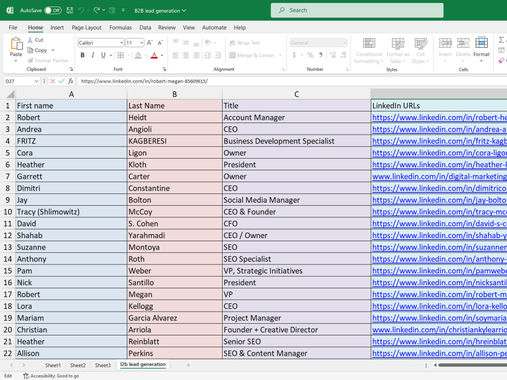 Quick Data Entry, Web Research, and PDF/CSV to Excel services | Upwork