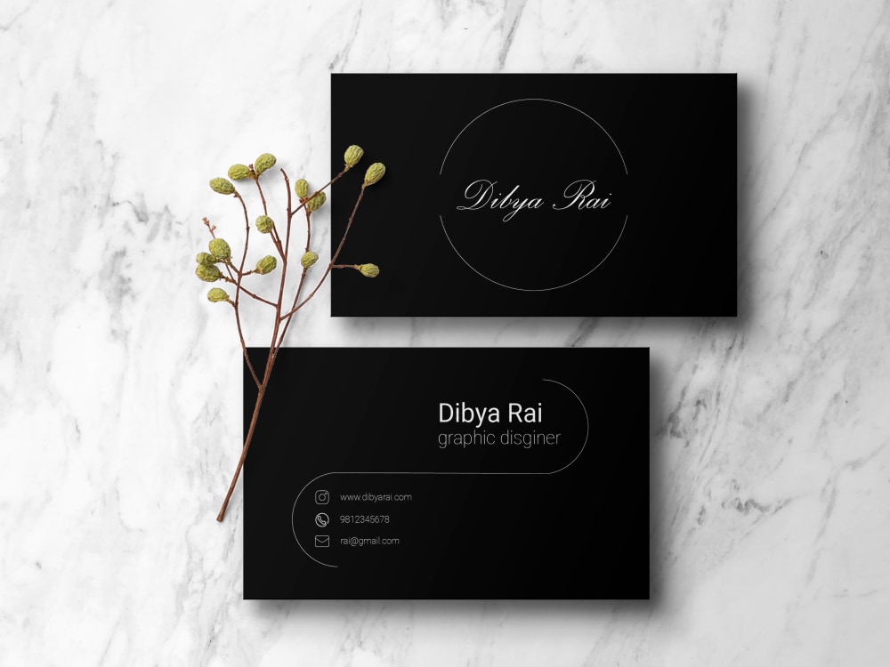 Amazing visiting card design as you want. | Upwork