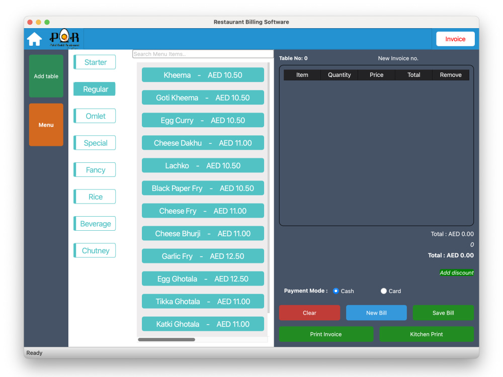 Desktop billing and accounting software for restaurant or cafe | Upwork