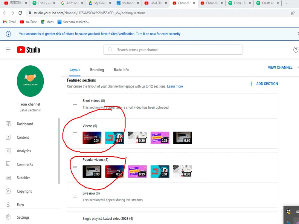 Create YouTube channel , setup and SEO professional | Upwork