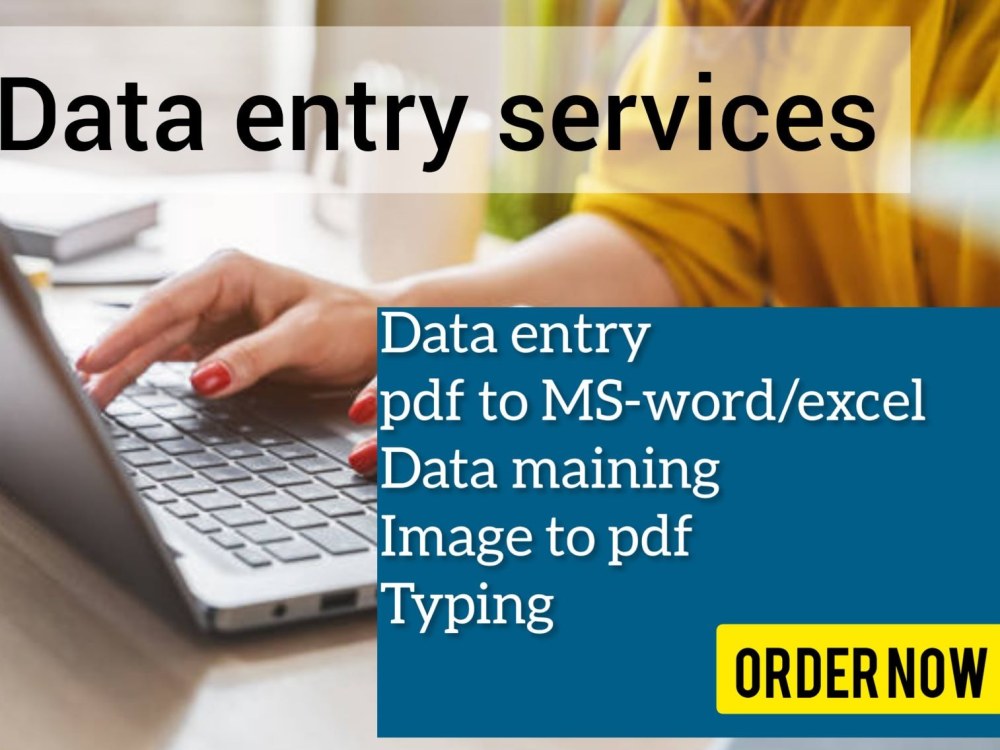 All type of data entry service | Upwork