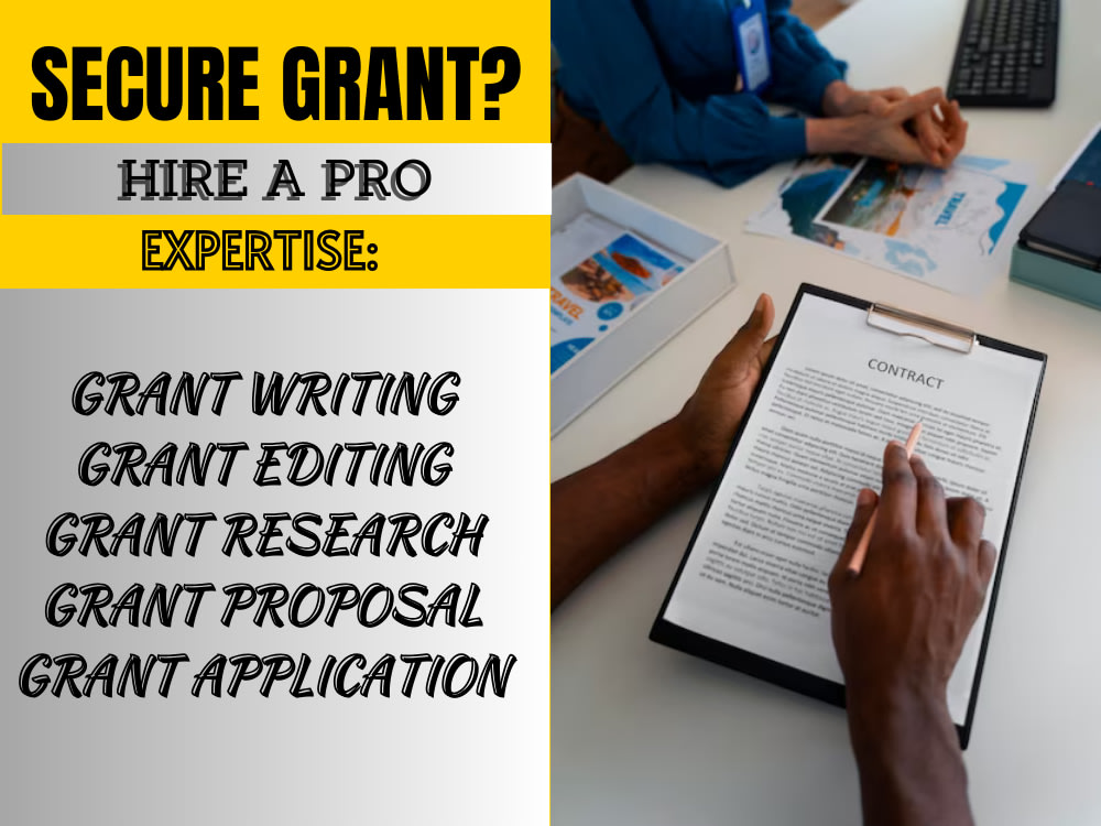 A winning grant proposal, grant application, grant research, grant ...