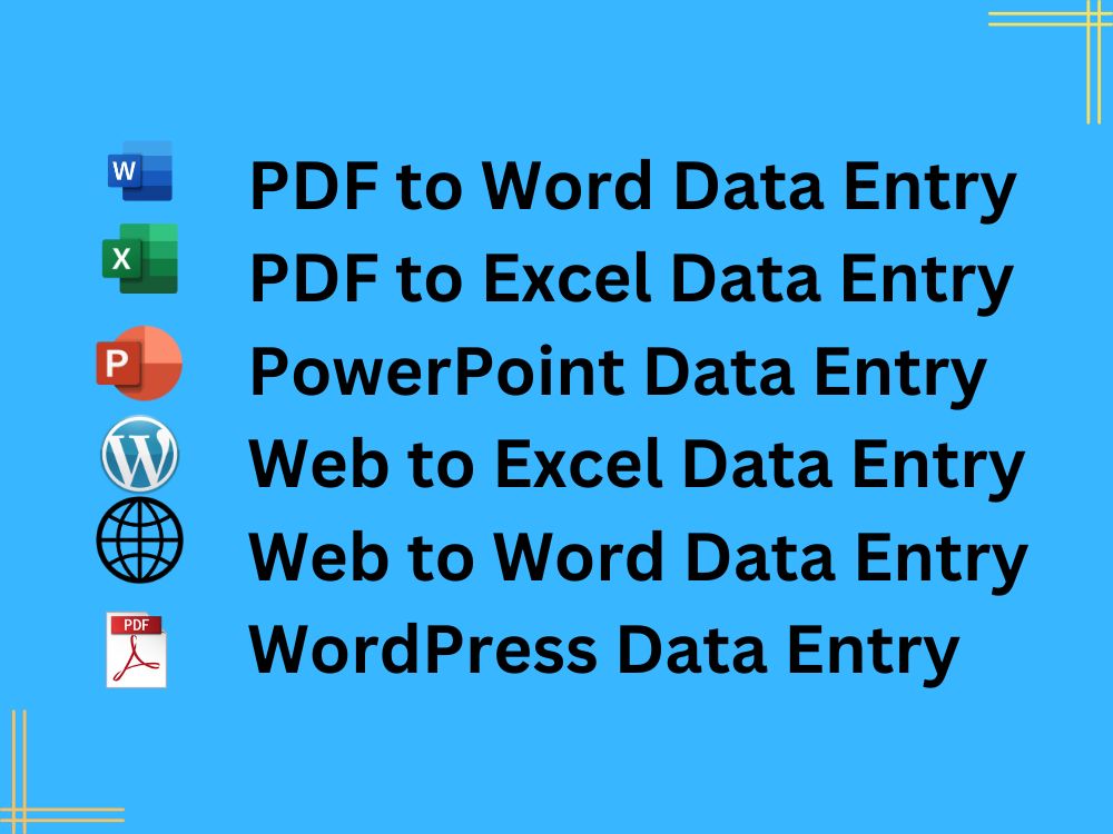 Fast and Accurate Data Entry | Upwork