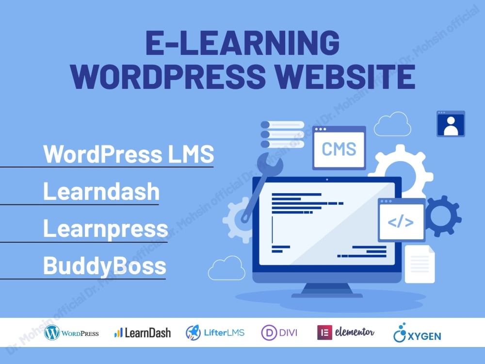 An eLearning LMS WordPress Website with LearnDash, LearnPress or BuddyBoss | Upwork