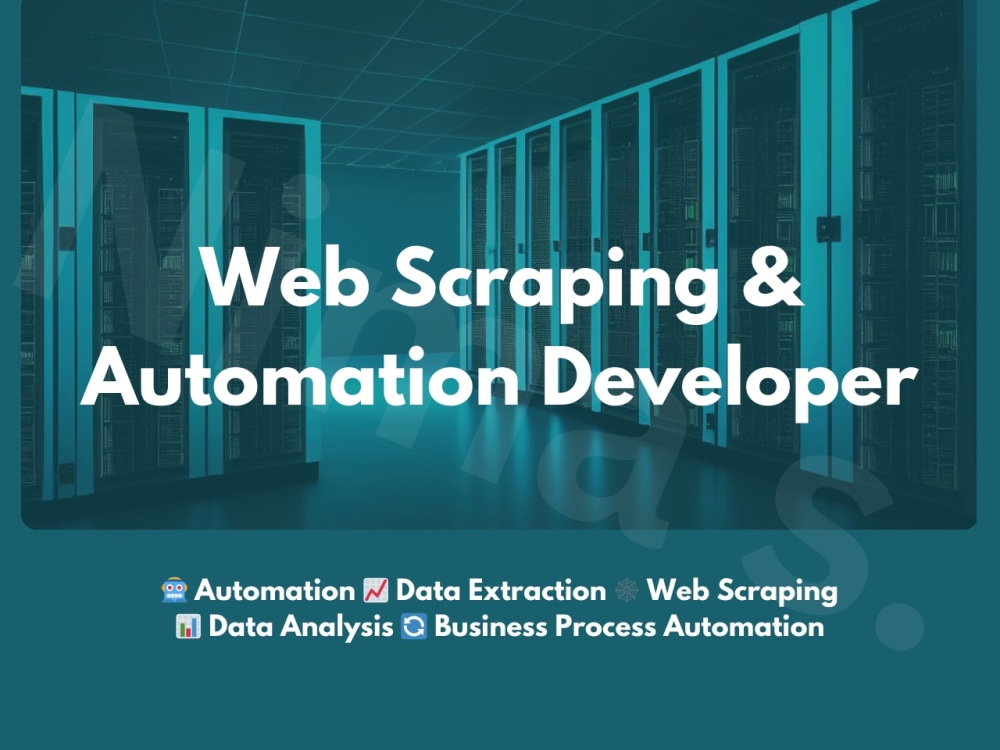 🕸️ Web Scraping And Web Automation Developer For Any Data Upwork