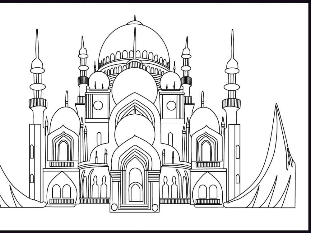 Draw detailed building line art and product line art | Upwork