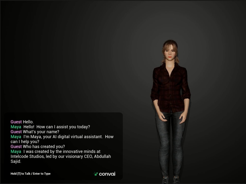 AI-Powered Metahuman Chat Companion – Engage Via Text and Voice ...