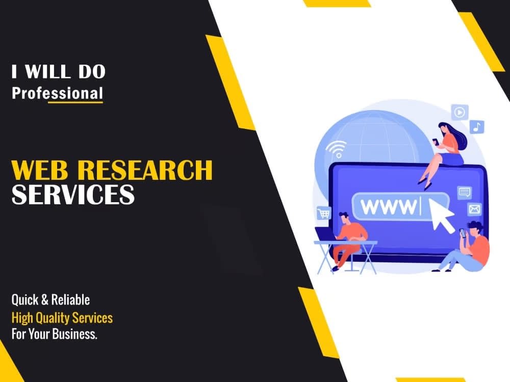 Web searching , web research, online research and data entry. | Upwork