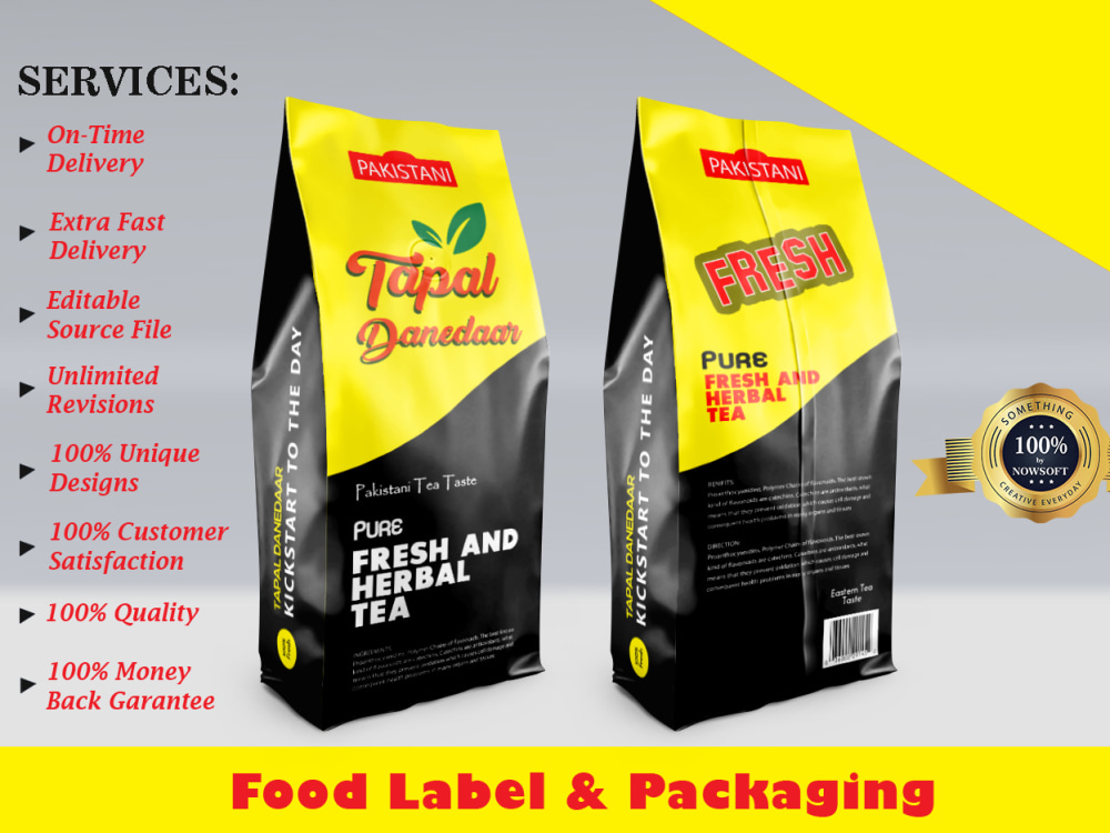 Food label and packaging designs | Upwork