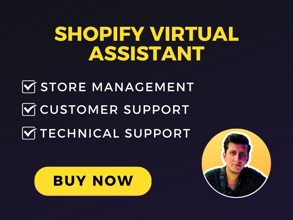 Shopify virtual assistant and Full Shopify store management service ...