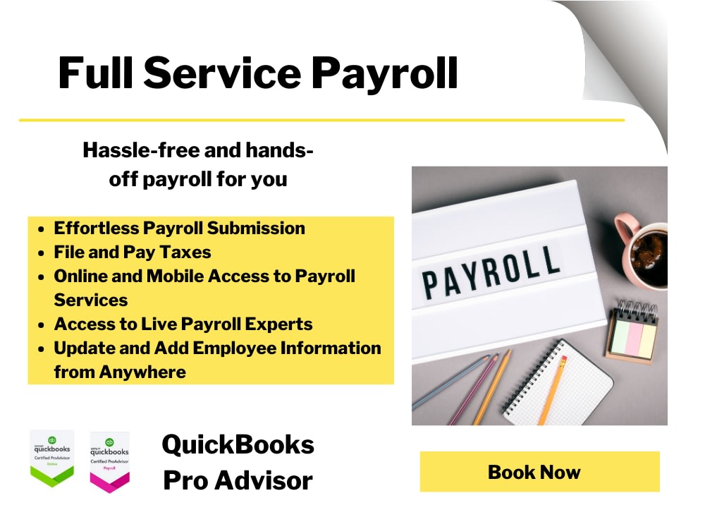 A QuickBooks Payroll Pro Advisor for your payroll needs! | Upwork
