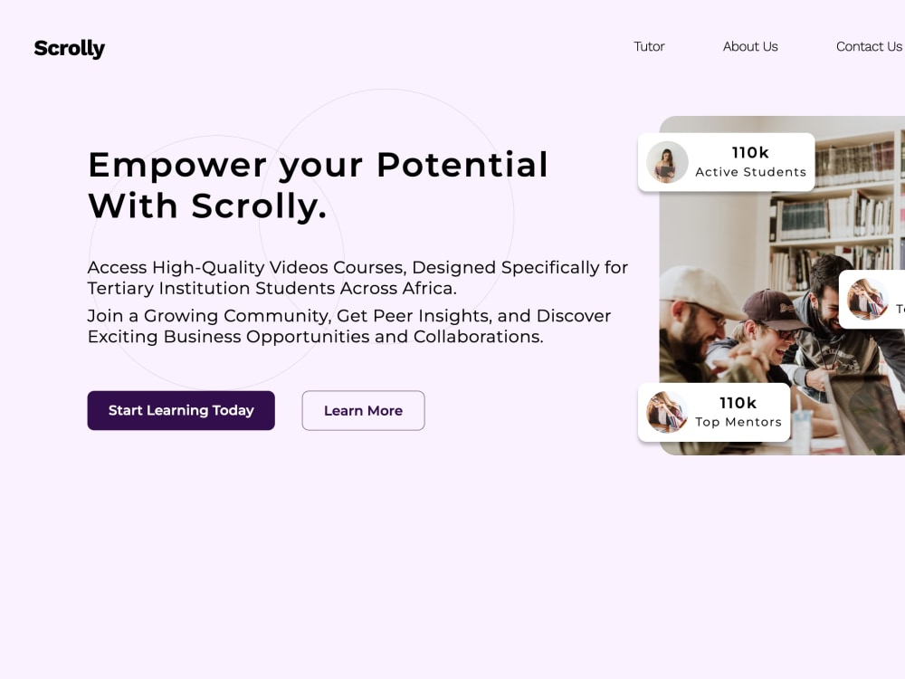 An interactive fullStack web app | Upwork An interactive fullStack web app | Upwork