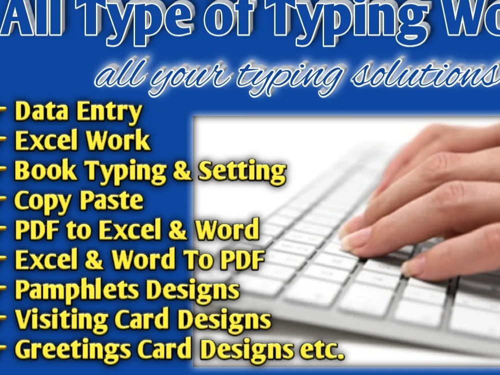 Efficient Typing Services: Precision and Speed to Streamline Your ...