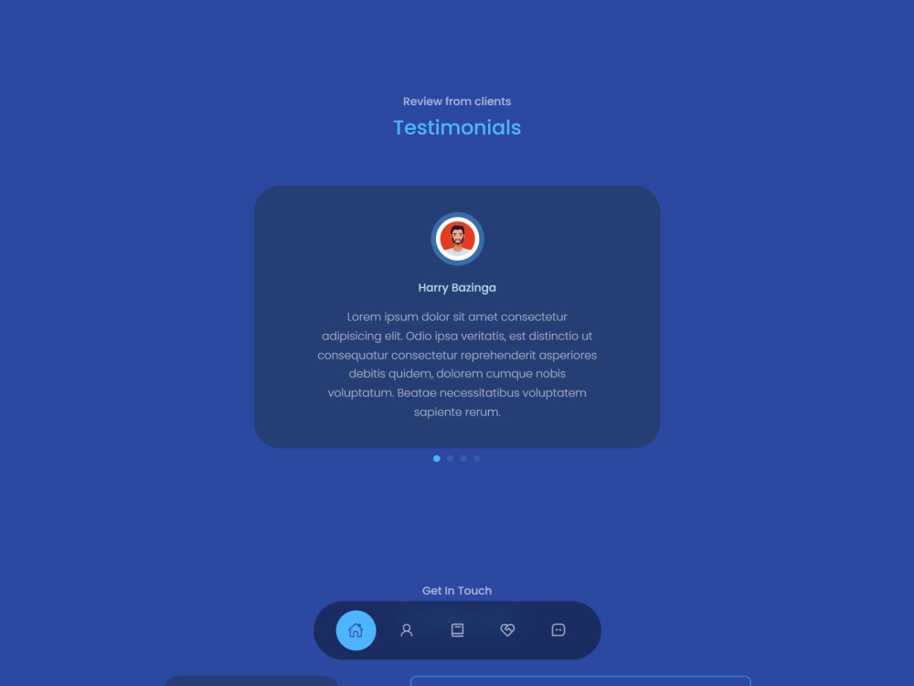 A good looking animated responsive React.js portfolio in single page. | Upwork