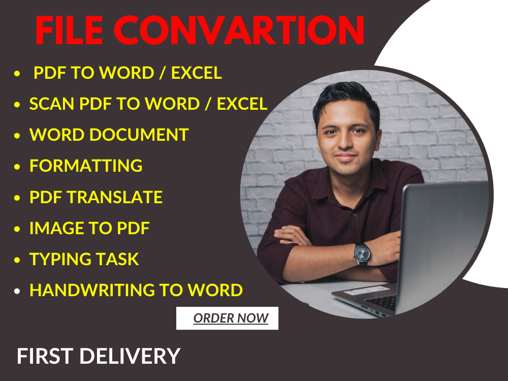 Working on typing and file format for more then 3 years | Upwork