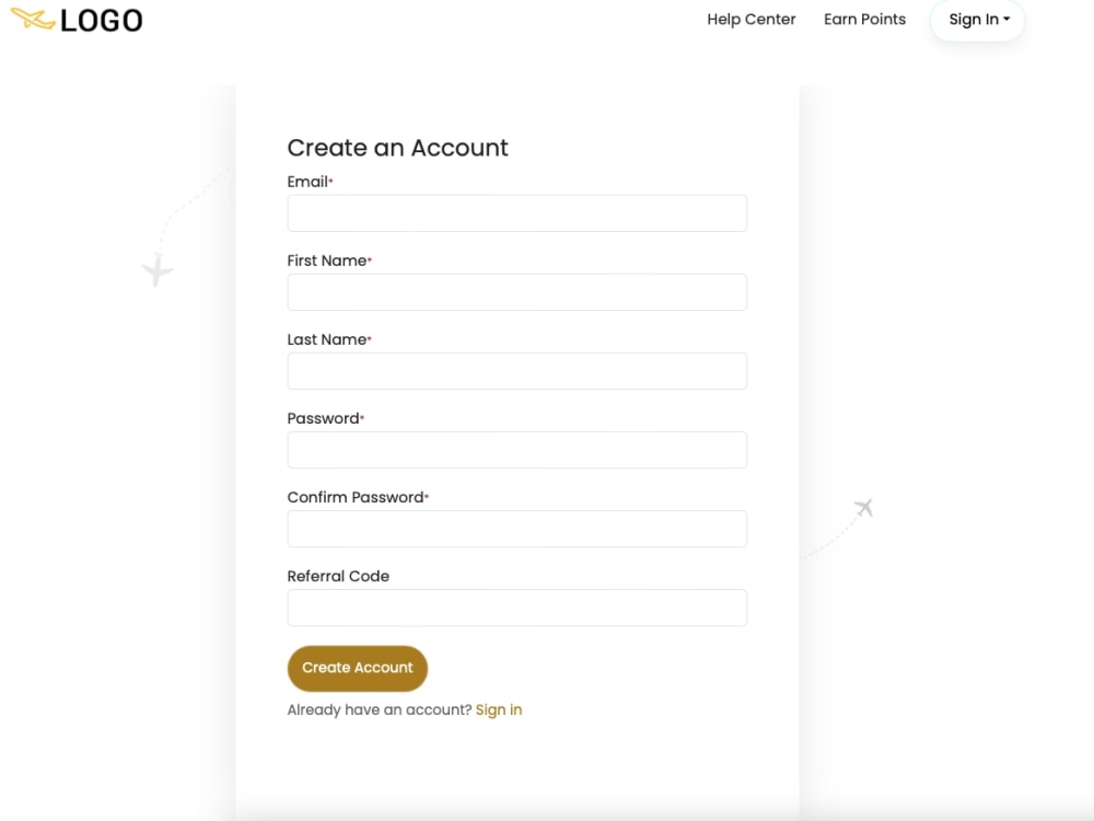 Flight booking software with attractive user interface | Upwork