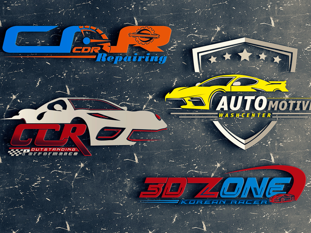 A creative modern and outstanding Car Logo | Upwork