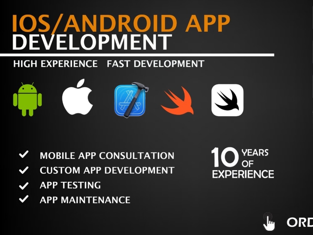 Develop ios and android app in swift kotlin java objective c | Upwork