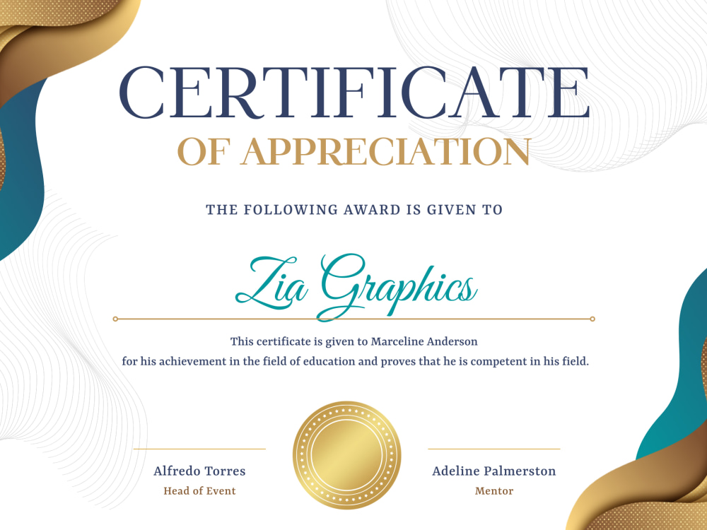 Events certificates and poster designs | Upwork