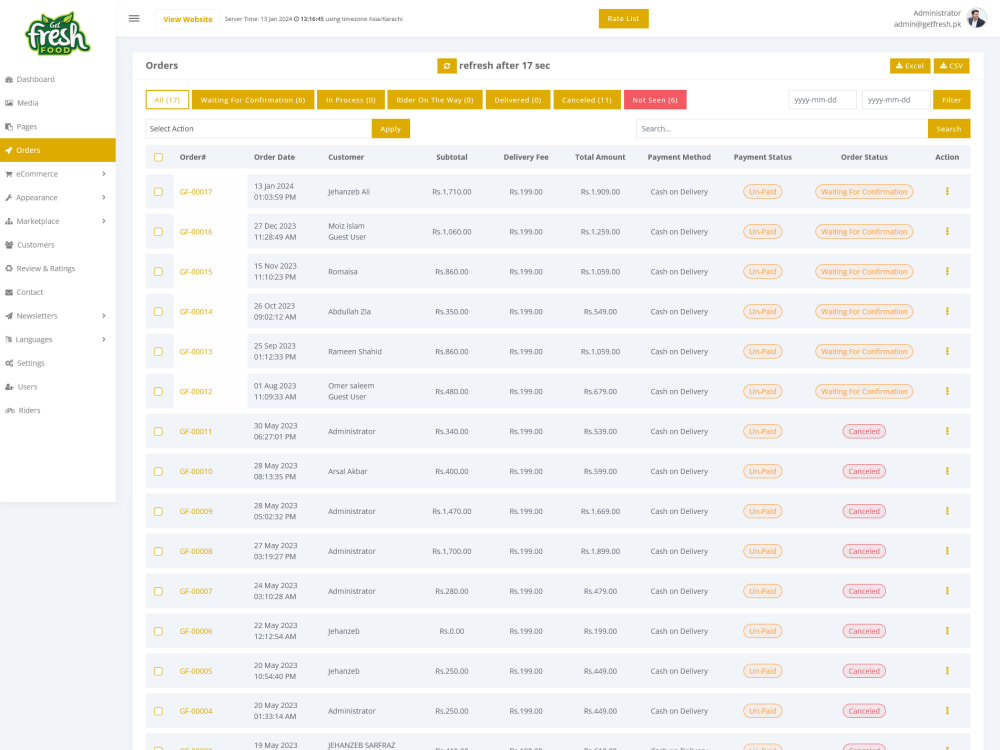 Laravel Ecommerce store web portal & Admin Panel + mobile responsive ...