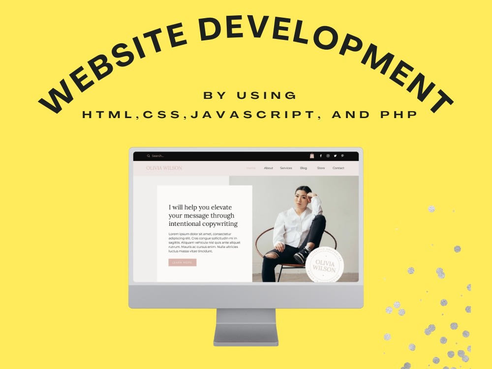 Custom Web Design Ecommerce And Development Html Css Javascript Php