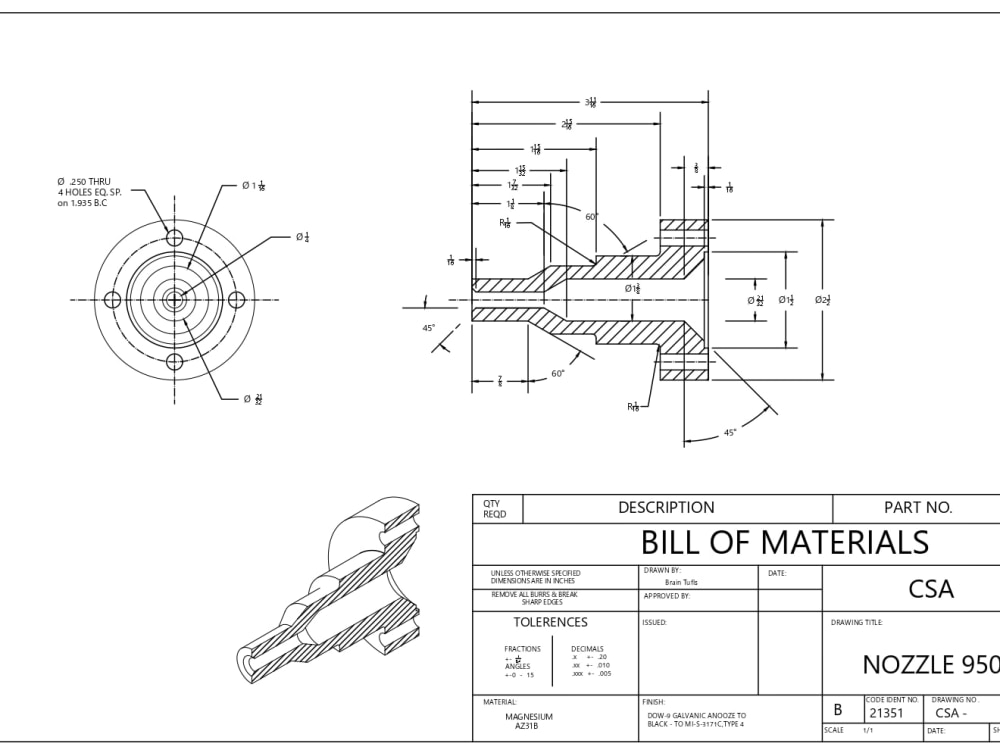 Your AutoCAD 2D/3D Assignments | Upwork