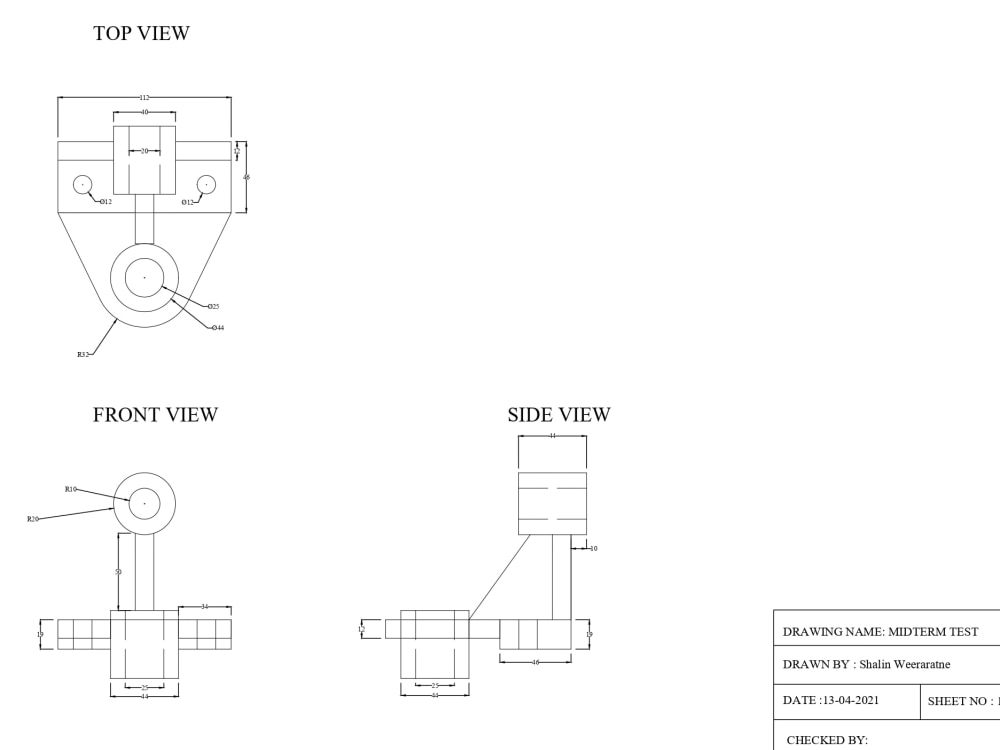 Your AutoCAD 2D/3D Assignments | Upwork