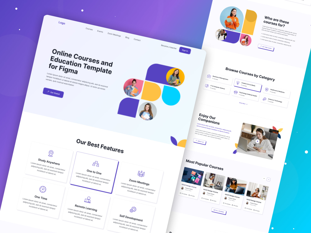 Figma website design, ui ux design, website ui design, figma design ...