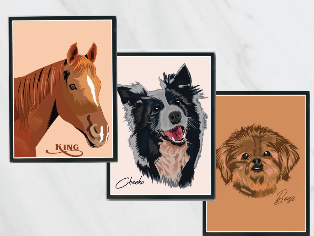 Pet or animal realistic vector | Upwork
