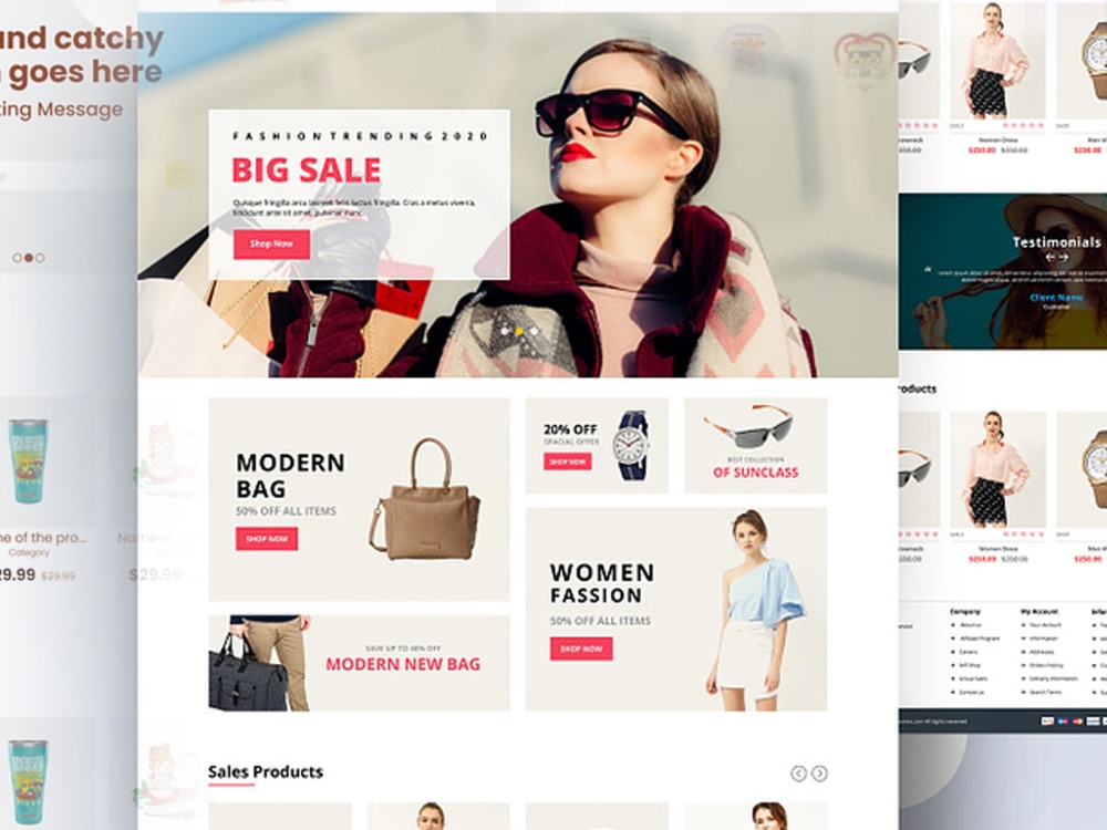 Ecommerce website UI design and convert figma to webflow | Upwork