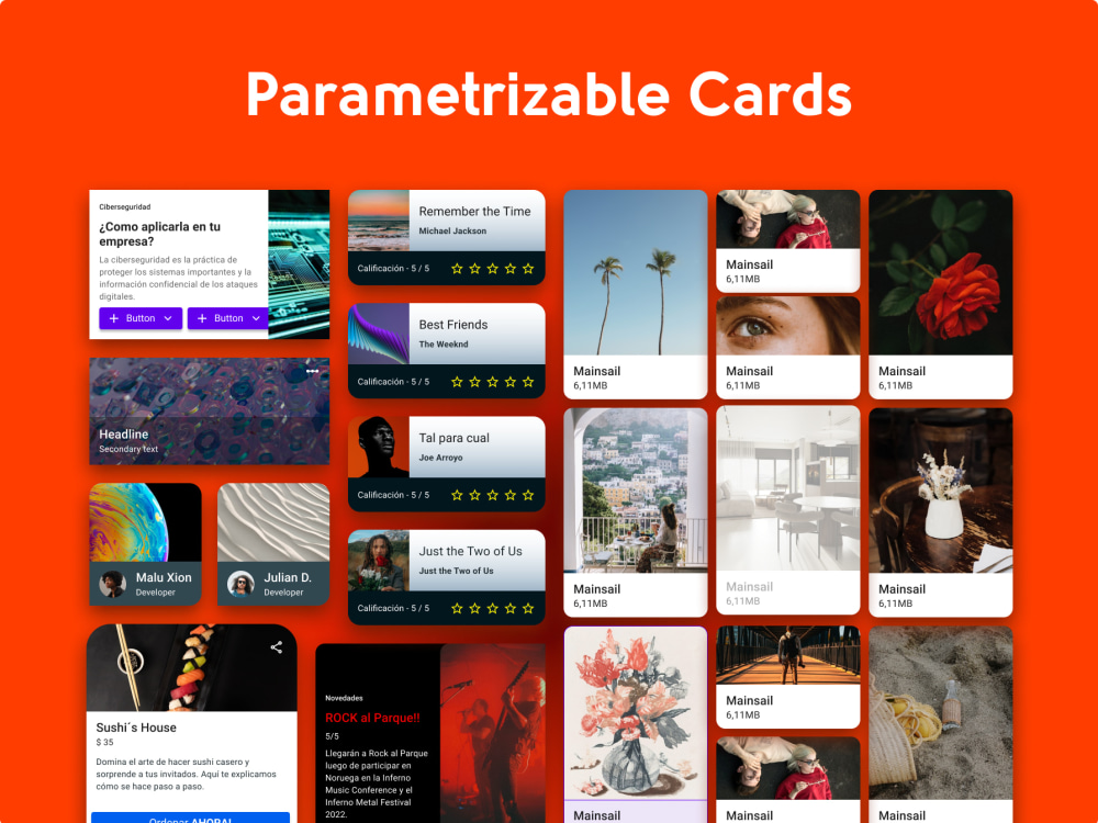 Parametric Cards for your project. | Upwork