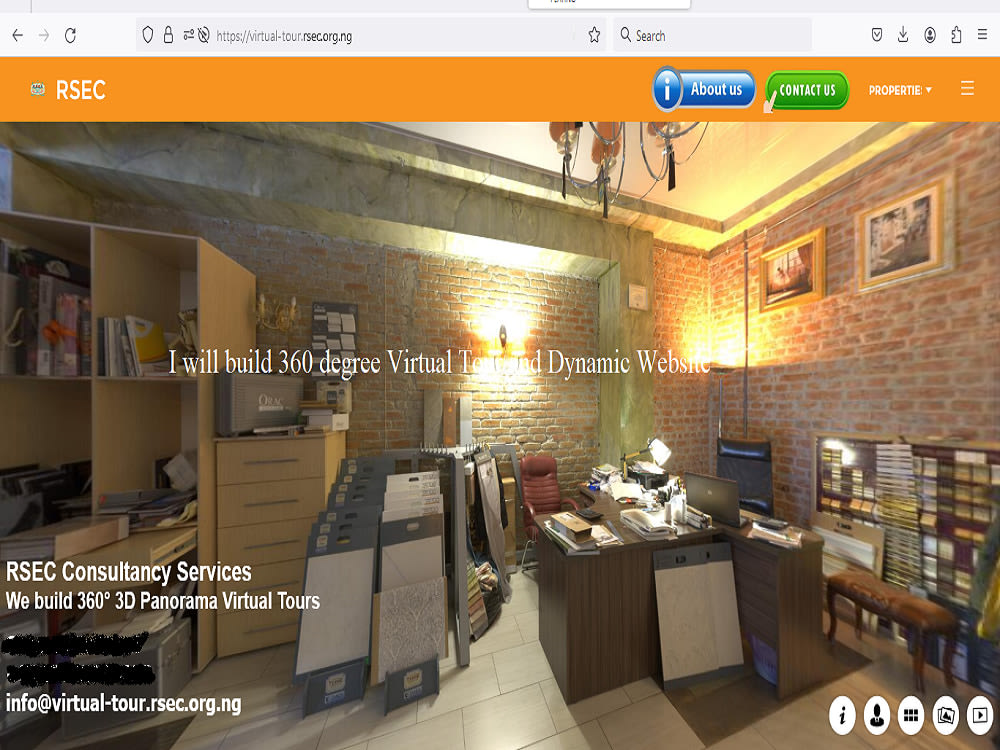 360° Virtual Tour and a Dynamic Website | Upwork