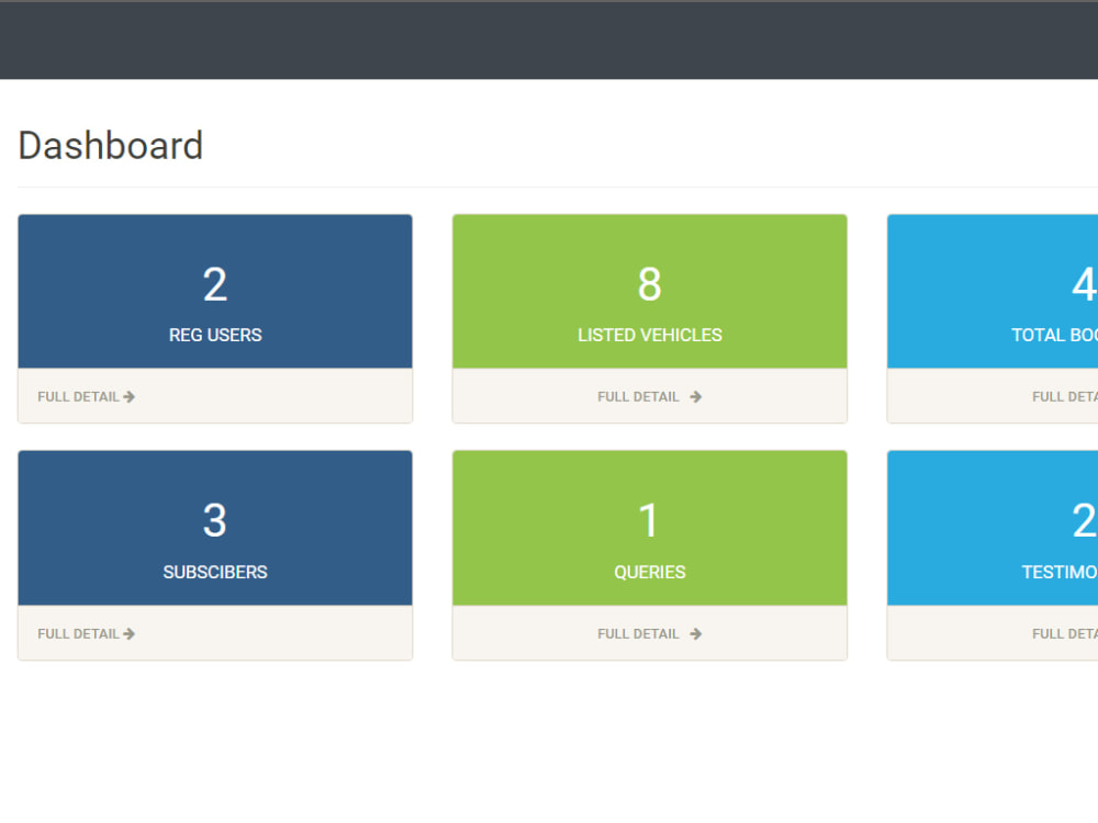 A car renting portal | Upwork