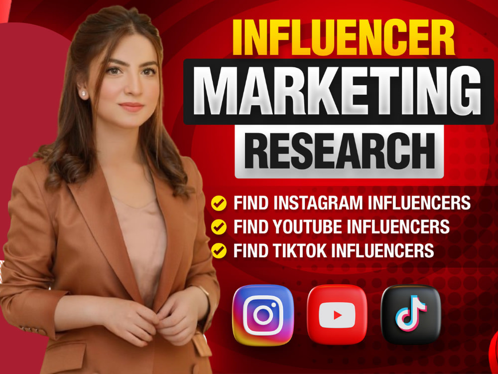 Influencer Research For Youtube Instagram Tiktok Facebook And