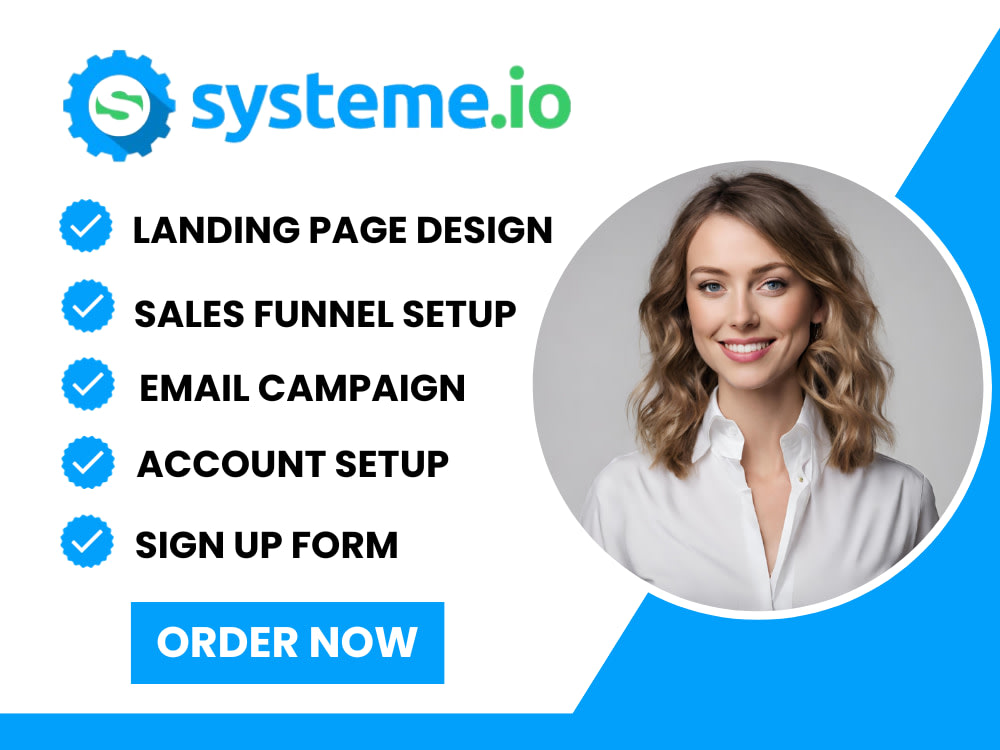 Stunning systeme.io landing page design and sales funnel design | Upwork