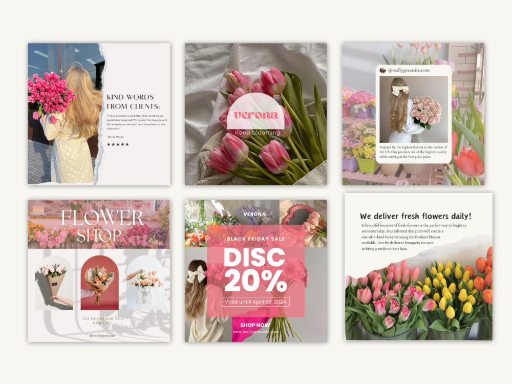 A stunning Instagram post editable Canva template | Upwork