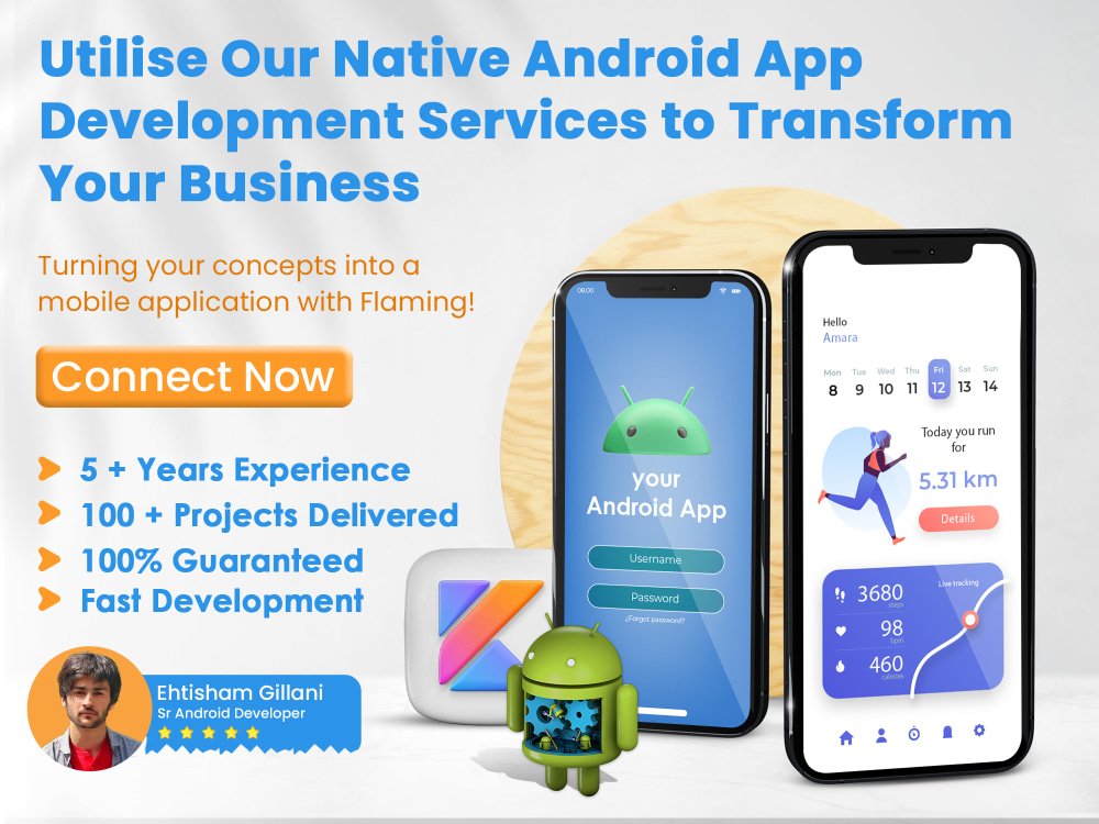 Skilled Android Developer for Native Mobile Apps in Java, Kotlin,JetPack. | Upwork