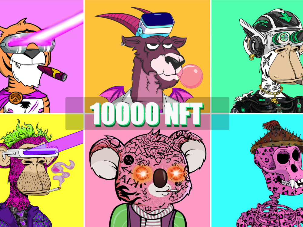 A high quality 10k NFT Art Collection with .json metadata files | Upwork