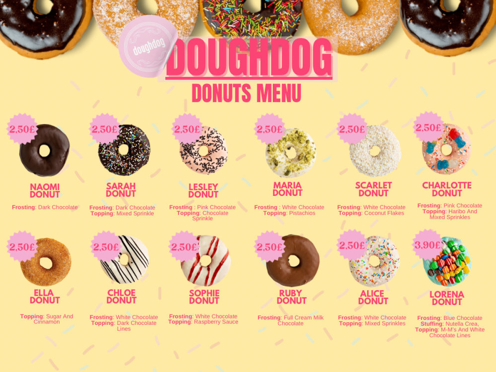 Professional custom restaurant menu design services | Upwork