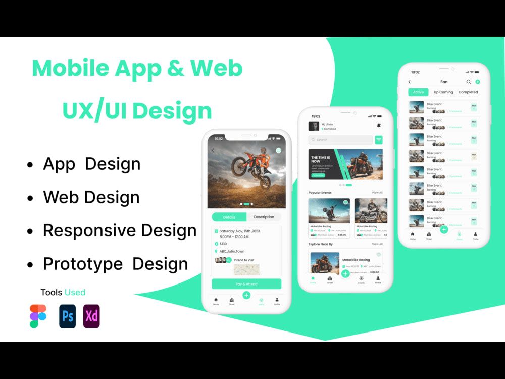 Custom Mobile App design in Figma | UX UI Designer | App Designer | Upwork