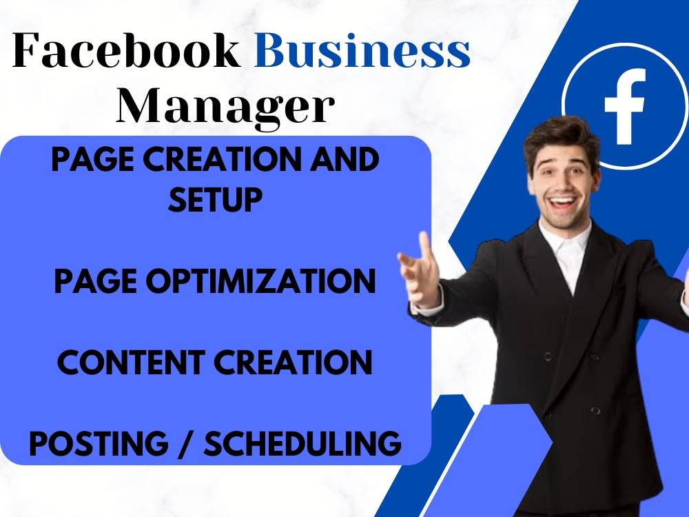 Facebook business page setup, social media manager, facebook page | Upwork
