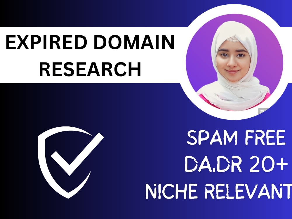 Best expired domain|high DA,DR|Spam Free|Niche Relevant | Upwork