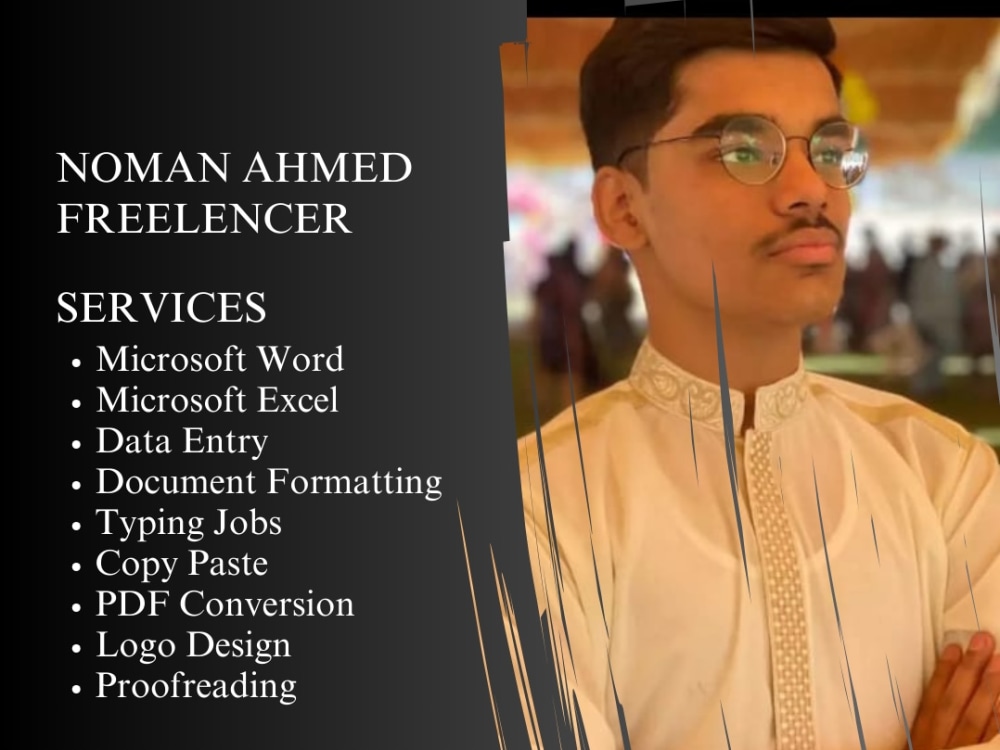 Data entry Word/Excel, Accounting, PDF conversion, Logo Design, Typing jobs | Upwork